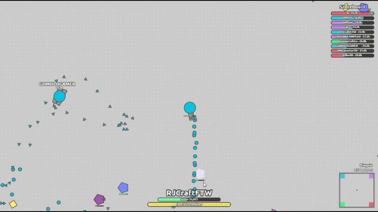 Streamliner OP? | Diep.io Streamliner Gameplay - YouTube