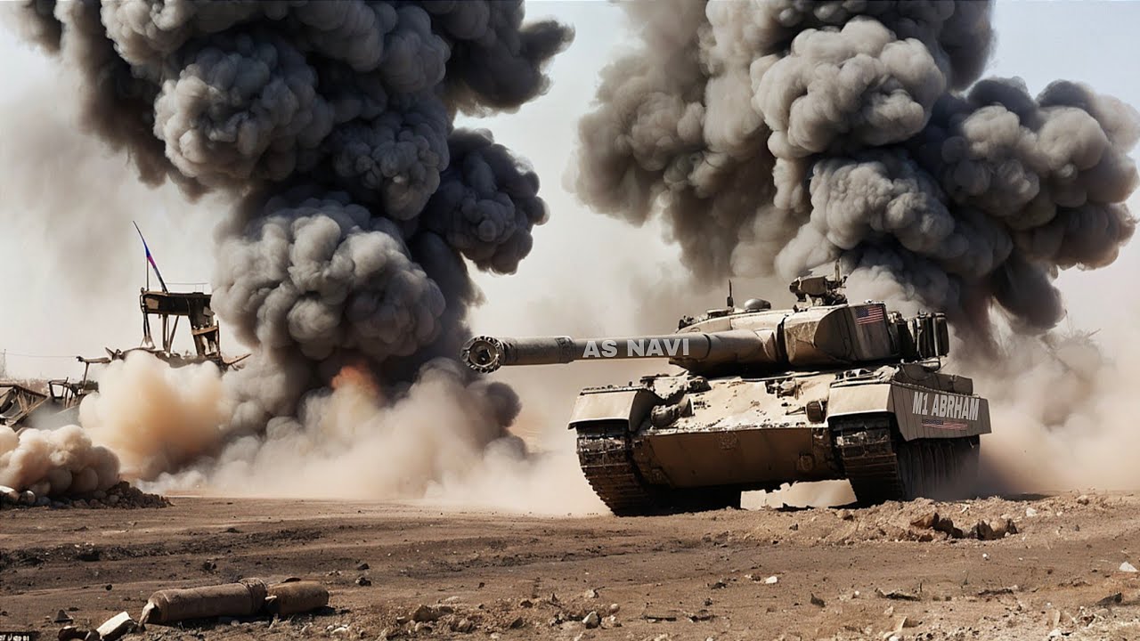 Terrifying Anger! Leopard Tanks Bombard a Row of Russian Armored Z ...