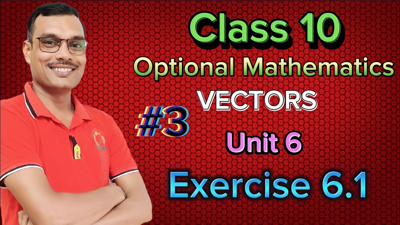 Class 10 Vectors Exercise 6.1 - YouTube