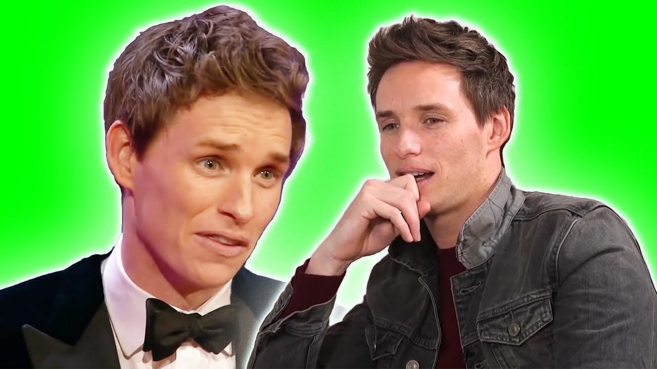 Edward John David Redmayne British actor FOOTAGE GREEN SCREEN - YouTube
