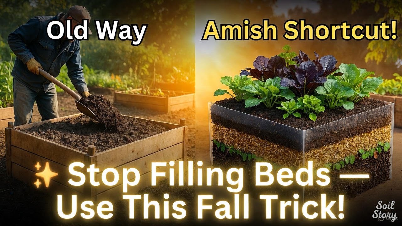 Stop Filling Raised Beds with Compost — Use This Fall Amish Shortcut ...