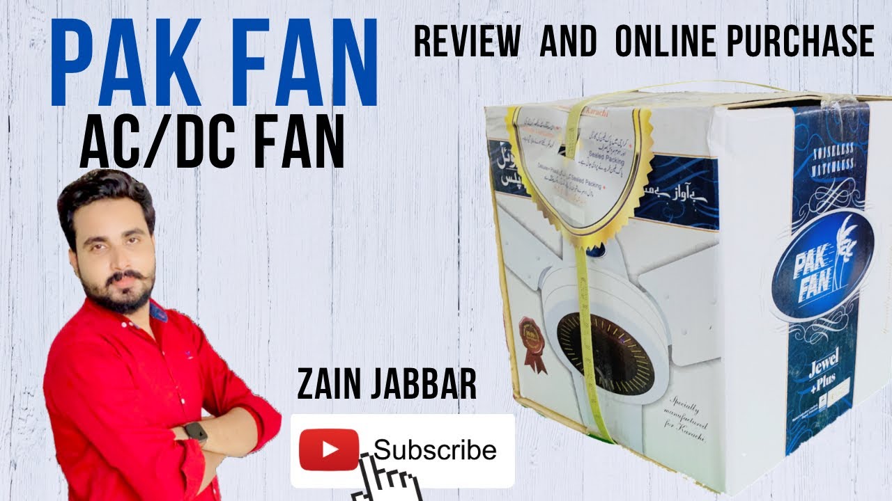 Pak fan ac dc calling fan review and online purchase - YouTube