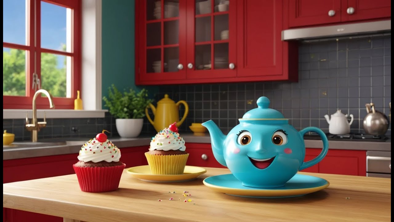 The Talking Teapot and the Singing Cupcake | Fun Nursery Rhyme for Kids ...