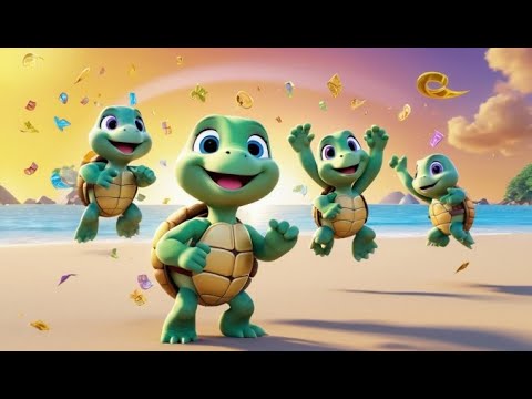 Three Baby Turtles Say A B C | Fun ABC Song for Kids | Learn Alphabet ...