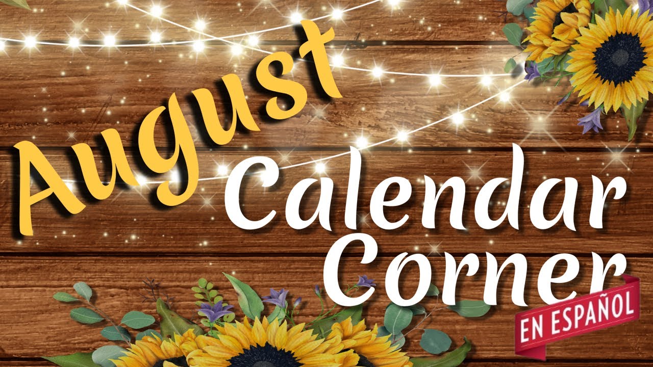 AUGUST Corner~ 2023 - YouTube