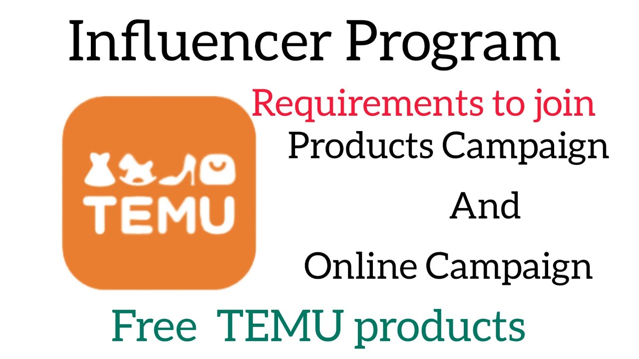 @temu PRODUCTS CAMPAIGN AND ONLINE CAMPAIGN TUTORIAL # ...
