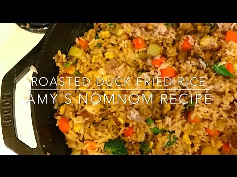 Roasted Duck Fried Rice, a Nomnom Recipe - YouTube