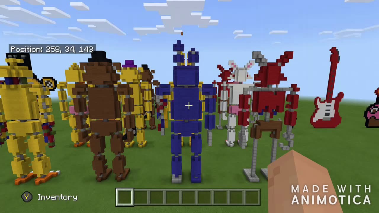 FNAF Ignited bonnie minecraft build - YouTube