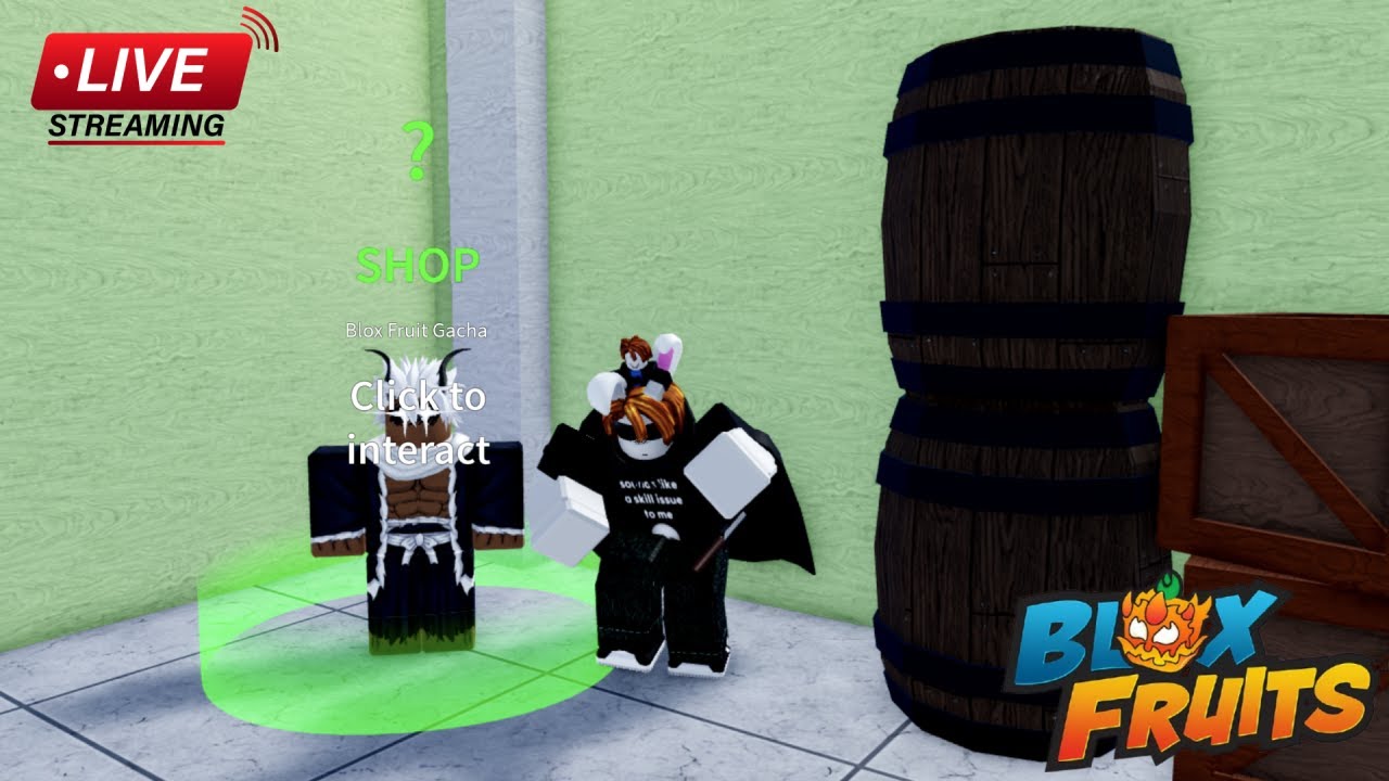 Playing Blox Fruit - YouTube