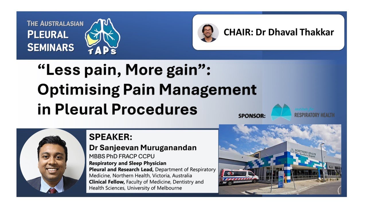 TAPS 2024 Ep 10- "Less pain, More gain": Optimising Pain Management in ...