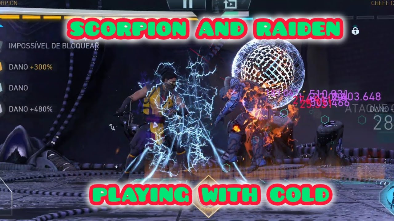LEAGUE RAID | LEVEL 10 | SCORPION AND RAIDEN VS BOSS CAPTAIN COLD ...