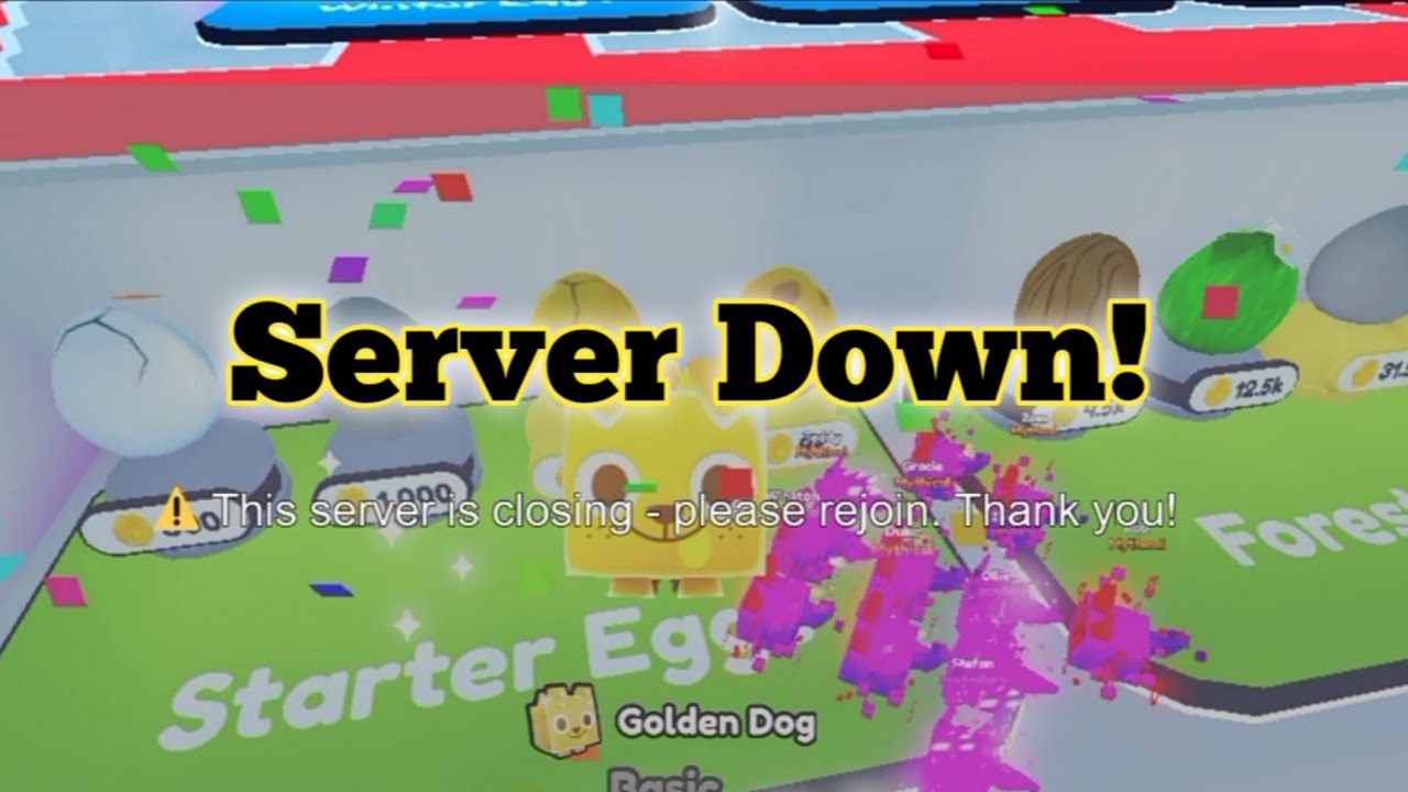 New Update Axolotls ( Langsung Server Down 😰) - Pet Simulator x! - YouTube