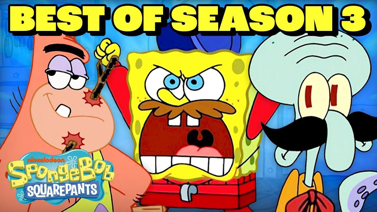 SpongeBob Season 3 Marathon 🧽 | 45 Minute Compilation ...