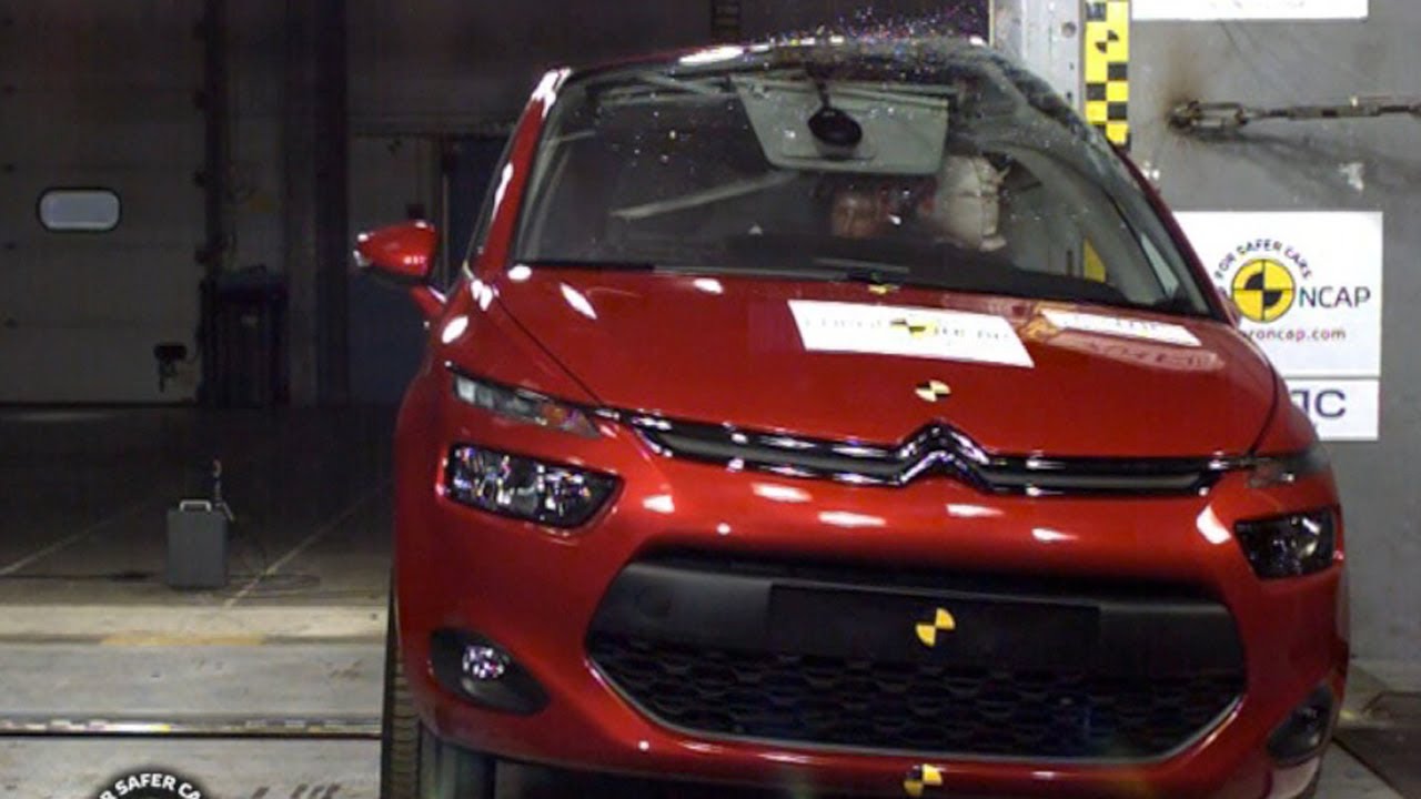 CRASH TEST New Citroën C4 Picasso 2013 - YouTube