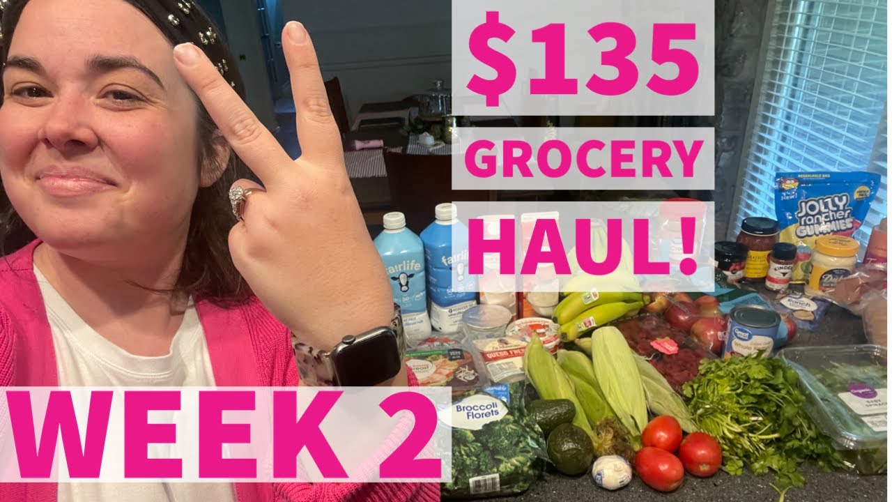 Grocery Haul & Meal Plan on a budget - YouTube