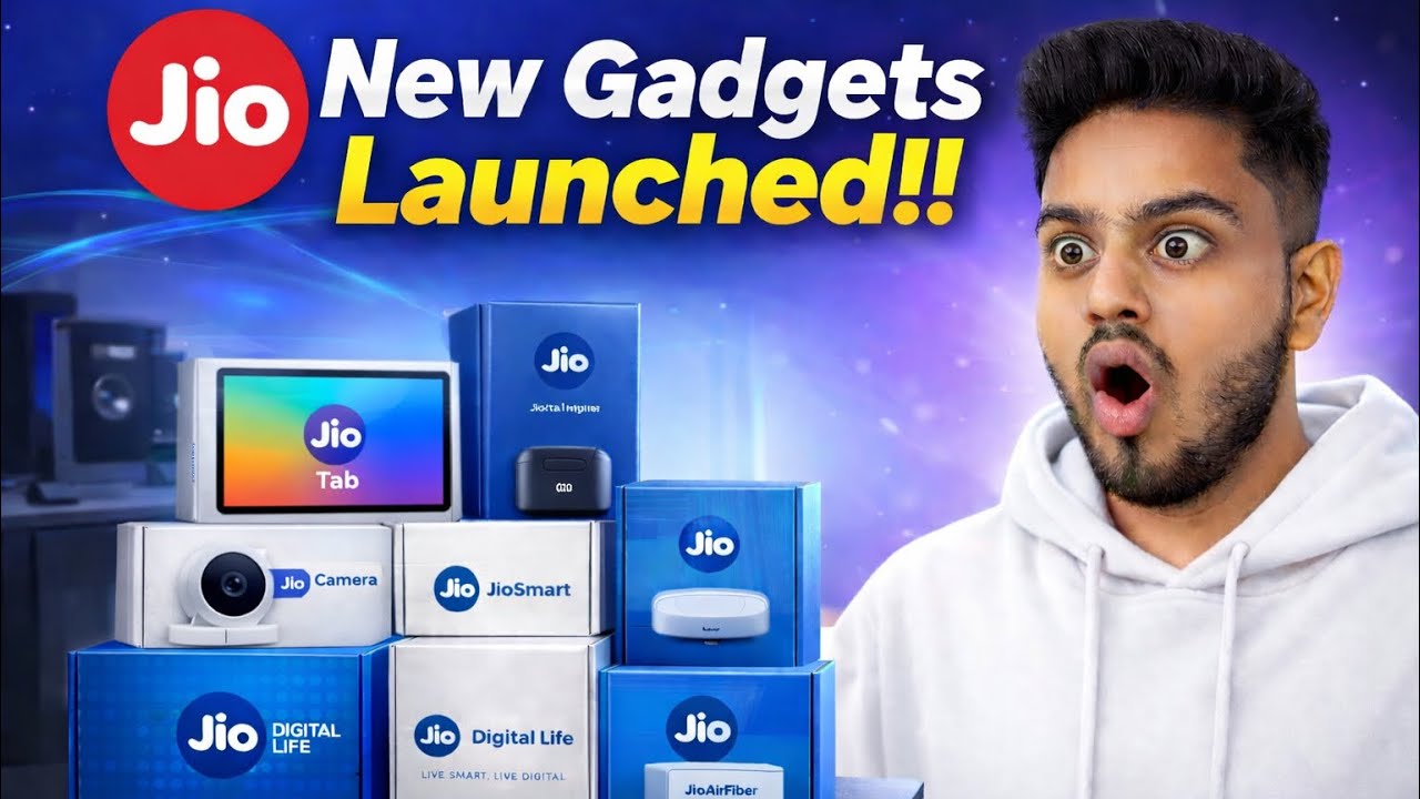Jio new devices launched! 😱Smart tab, Jio smart bulb, Jio camera & more ...