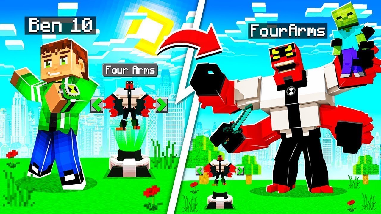 BEN 10 DATAPACK TEASER 1 MİNECRAFT UPTADE - YouTube