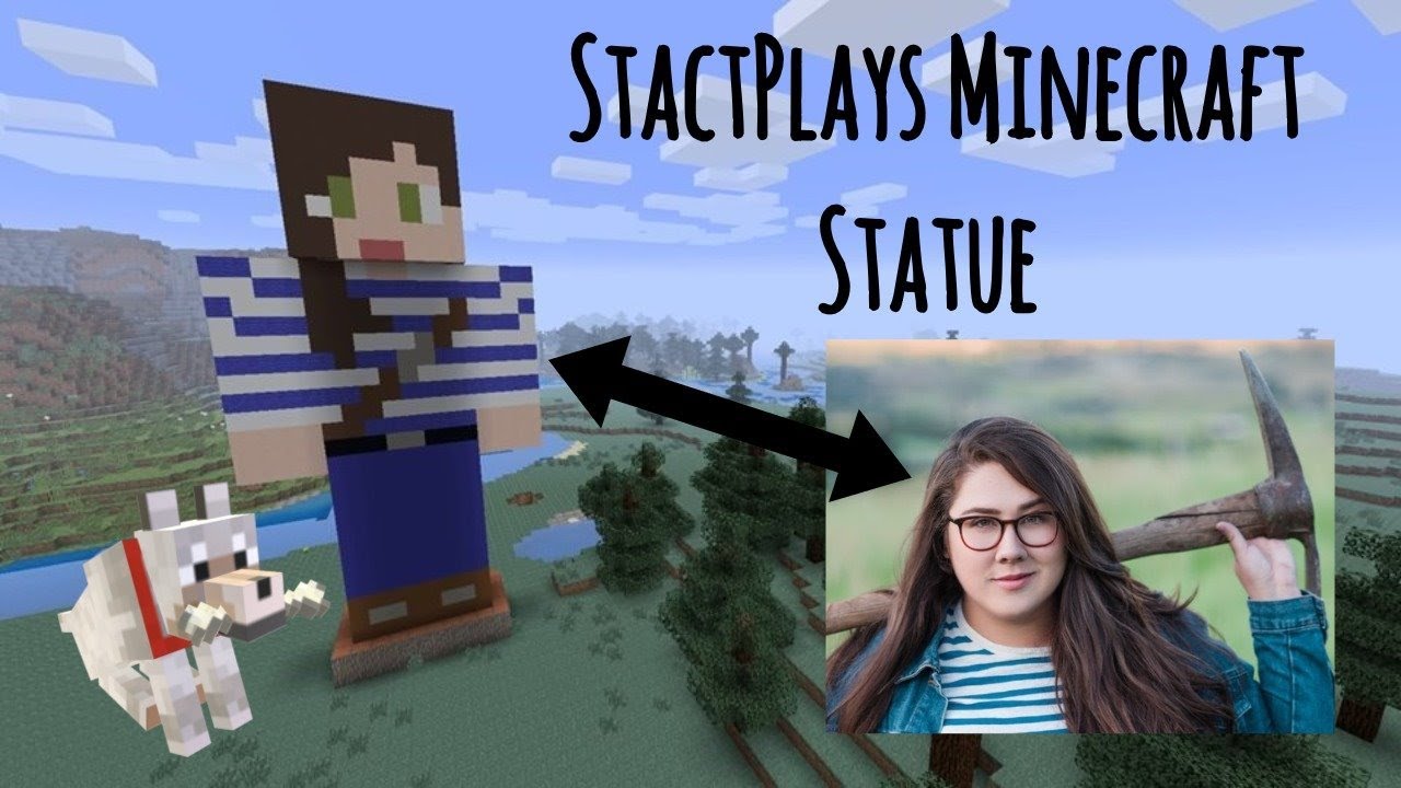 Minecraft: Stacyplays Statue - YouTube