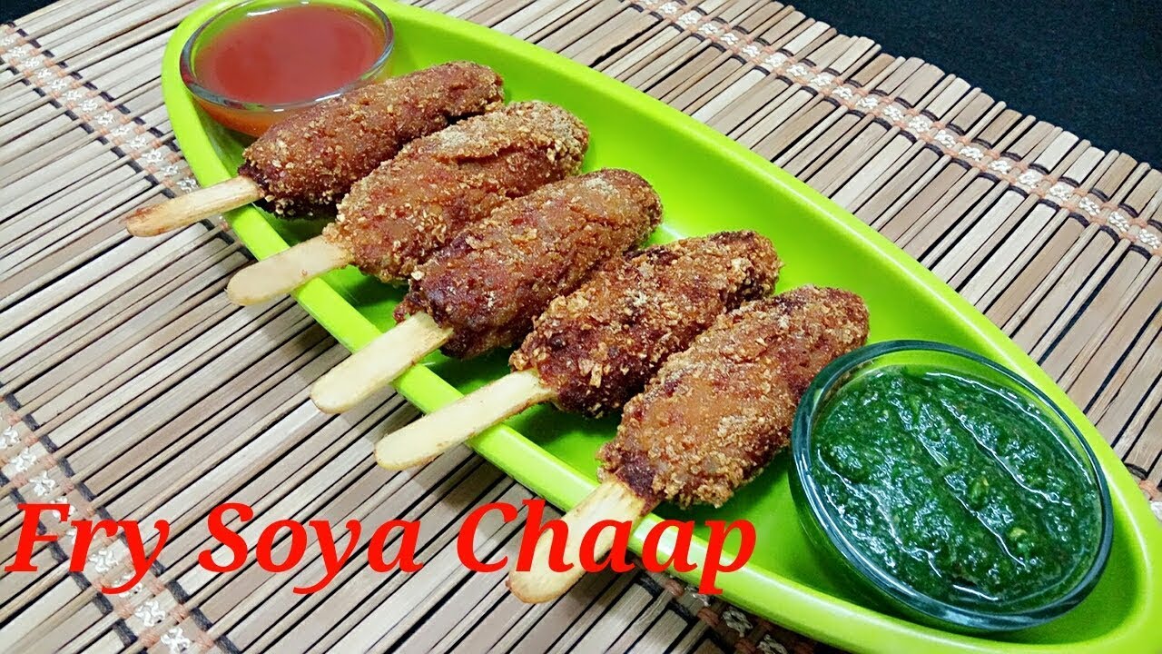 Fry Soya Chaap stick/ soya Chaap stick fry-richa's recipe-vegetarian ...
