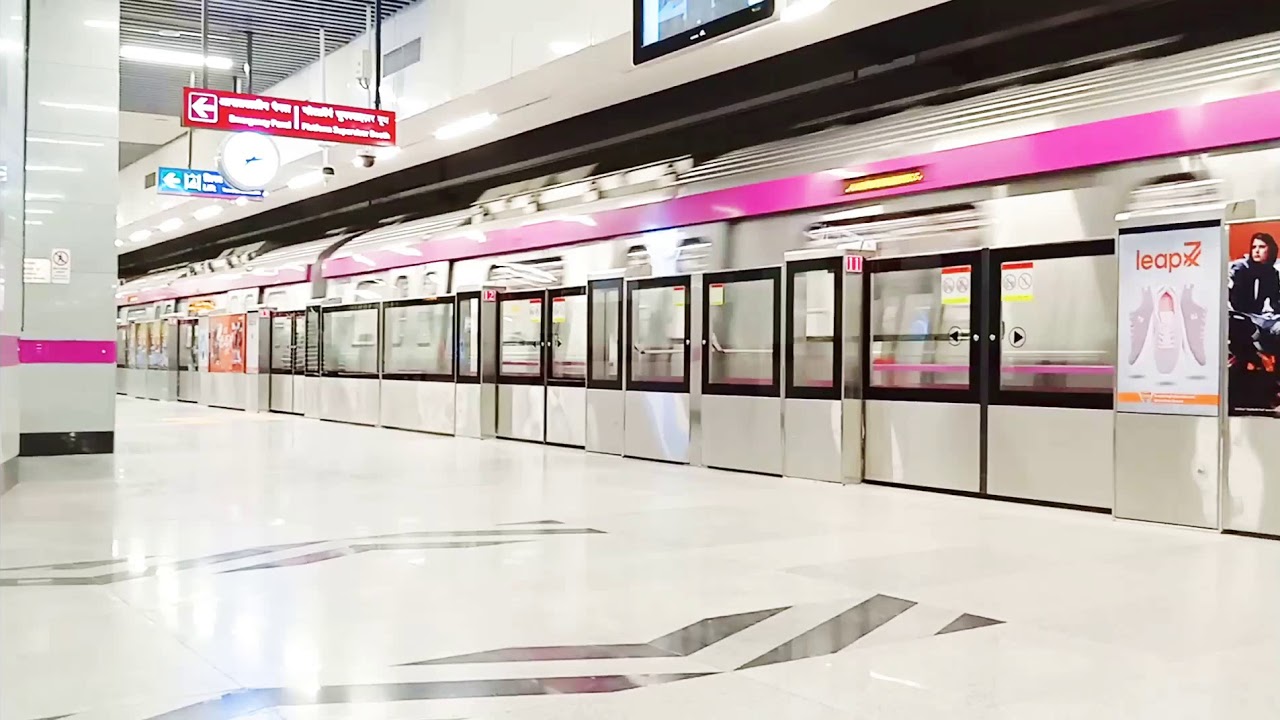 First Time Travel In Magenta Line Delhi Metro At Kalkaji To Janakpuri ...
