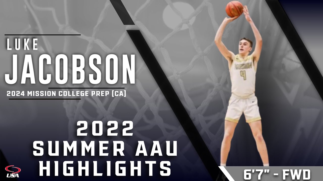 2024 Luke Jacobson | 6'7" - FWD | 2022 Summer AAU Highlights - YouTube