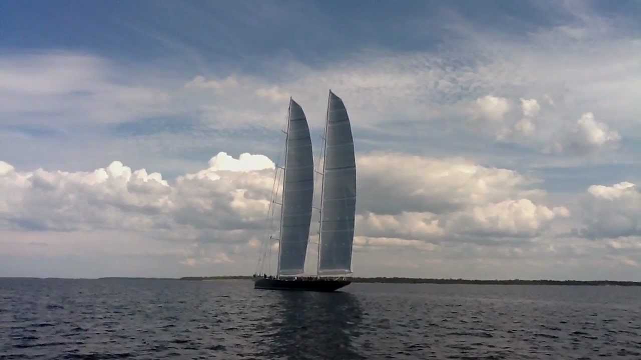 Baltic Panamax Ketch in Pietarsaari waters - HD - YouTube