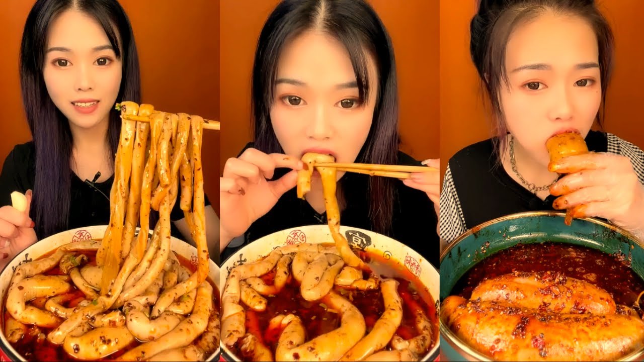 Cute Girl Eating Food So Yummy Mukbang ASMR Ep438 | 可爱的女孩吃食物如此美味 ...