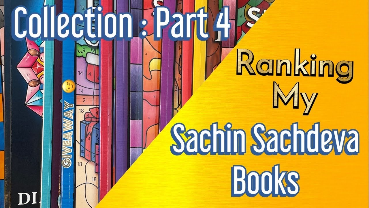 Ranking My Sachin Sachdeva Books + A Special Announcement 🤗! - YouTube