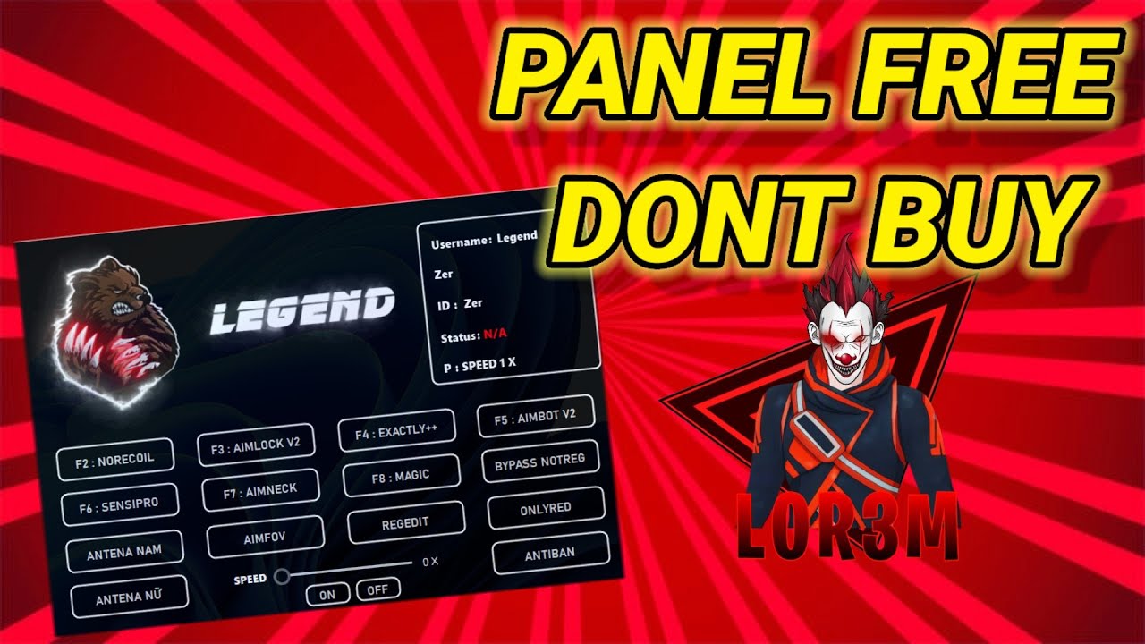 New Auto Headshot Pc Legend Panel Free Fire |⚠️Panel Hack Free Fire |🎯 ...