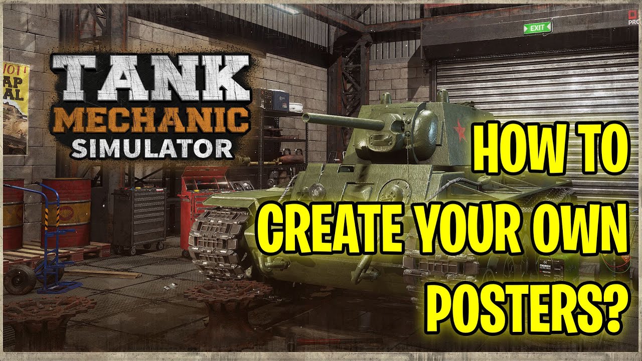 [TMS] How to create posters? #tankmechanicsimulator - YouTube