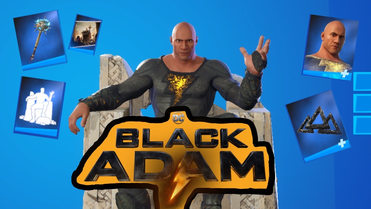 New Black Adam Skin Showcase | Fortnite - YouTube