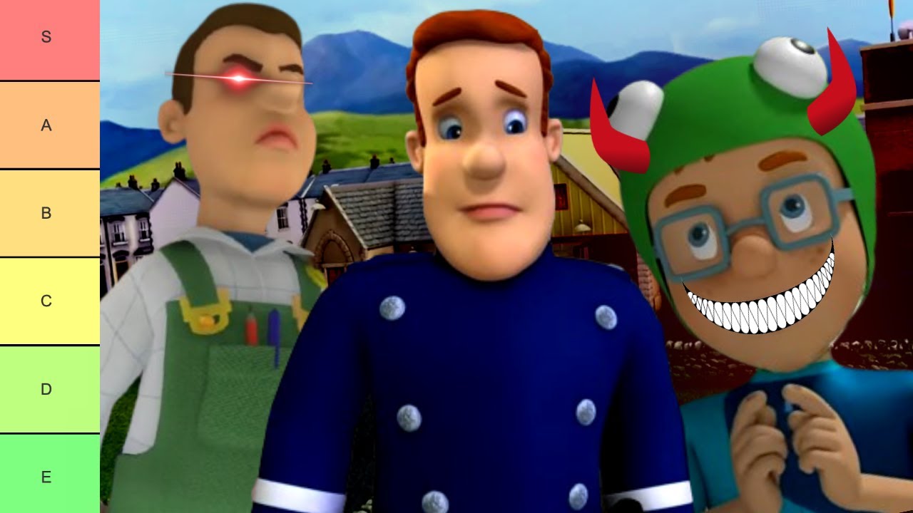 Let's Rank The BEST And WORST Fireman Sam Characters! - YouTube