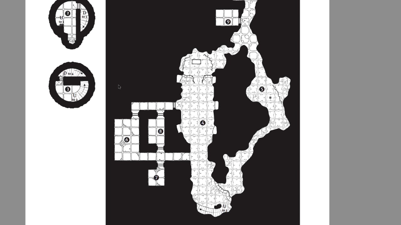 PDF Map Demo for The Demonplague 5E Adventure - YouTube