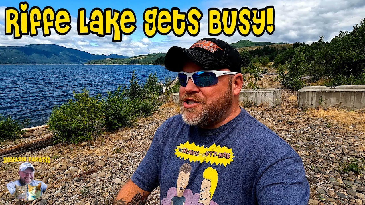 Riffe Lake Re-Opened and BUSY! - YouTube