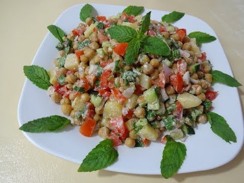 Chickpeas Salad Recipe | Ramadan Recipe For Iftar طرز تهیه شورنخود هندی ...