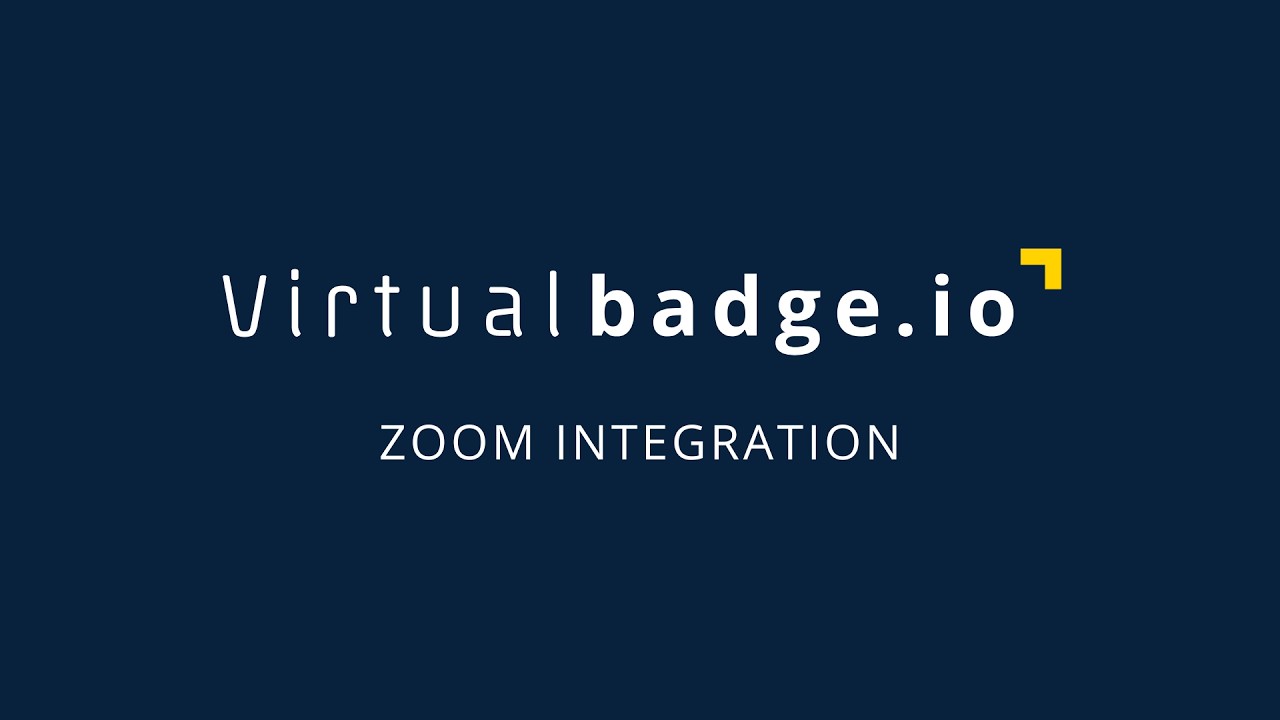 How to send digital certificates with Zoom by Virtualbadge.io - YouTube