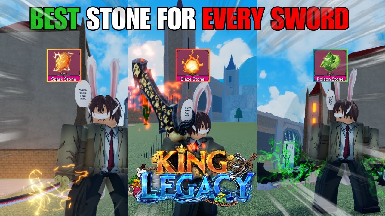 BEST Stone For Every Sword | King Legacy - YouTube