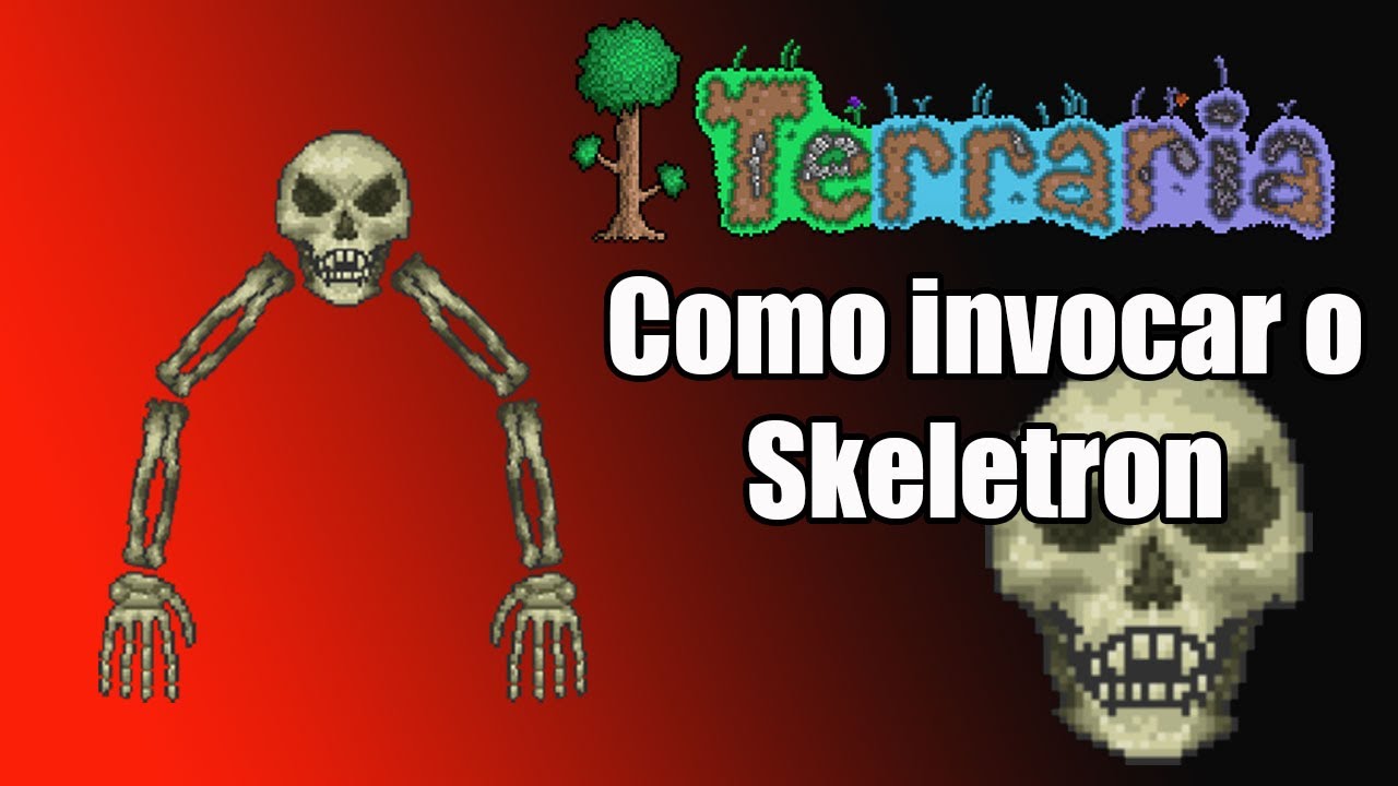 Como invocar o Skeletron no Terraria - YouTube