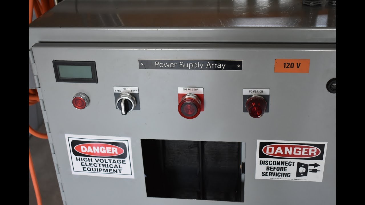 Making the 20,000w 12v power supply array. - YouTube