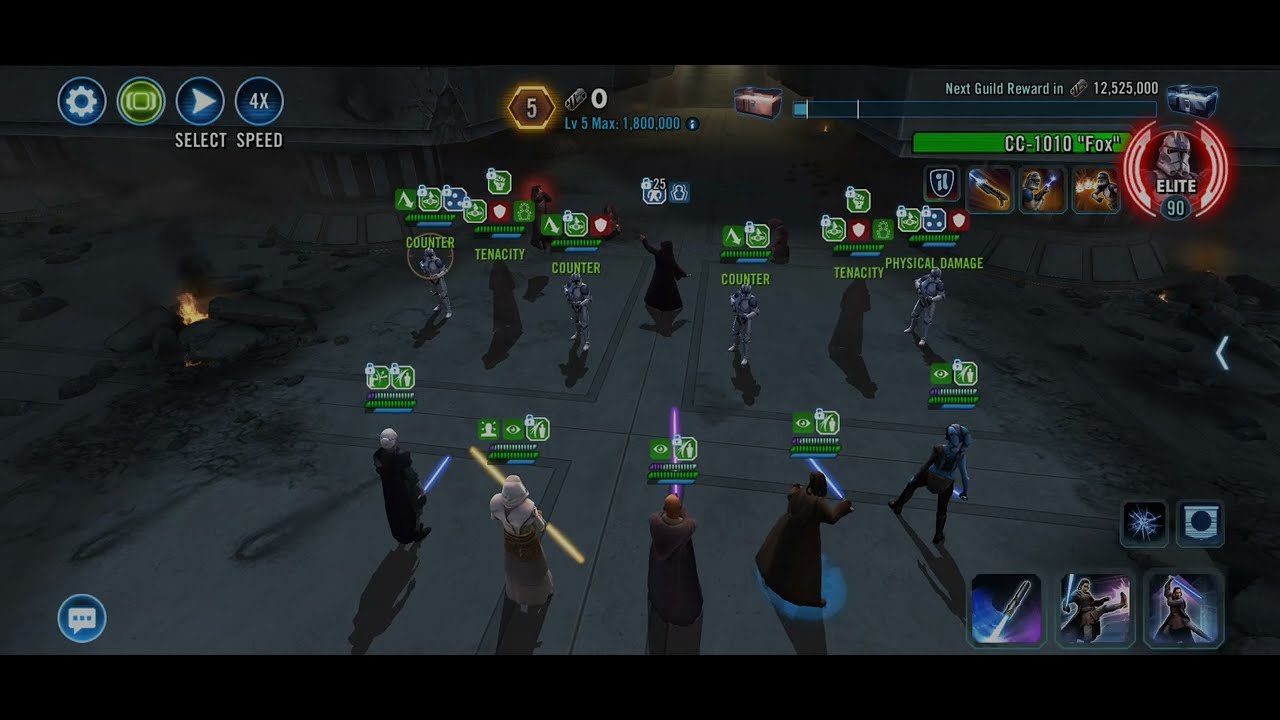 Order 66 Raid - Max score (Tier 5, Relic 7 - 1.8m) with Jedi Master ...