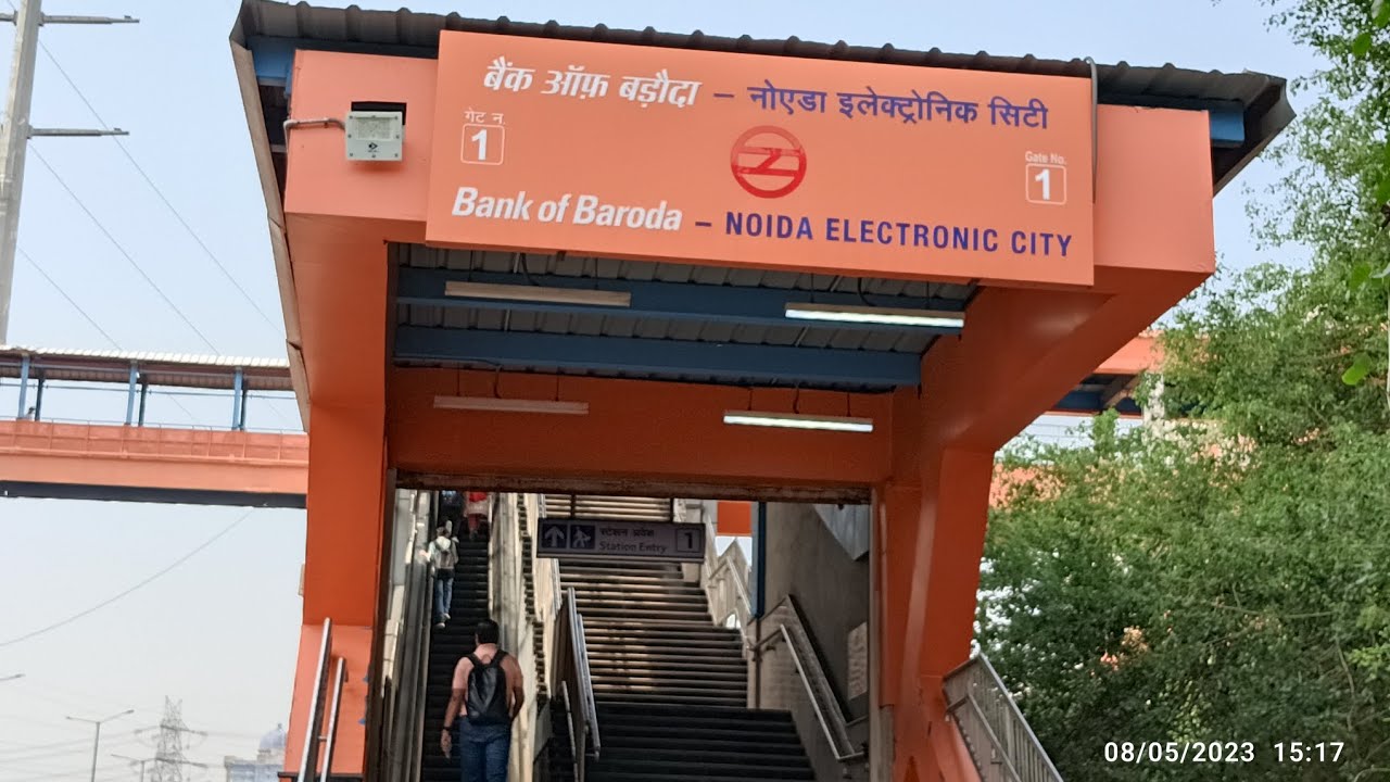 Noida electronic City metro station sector 62#noida #ncr #up - YouTube