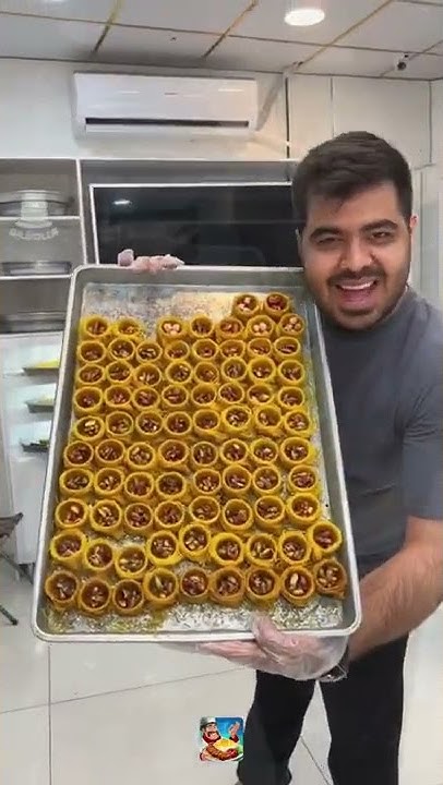 باقلوای لبنانی بدون شیره ️😍 باقلوا لبنانی شیره گردو پسته Youtube
