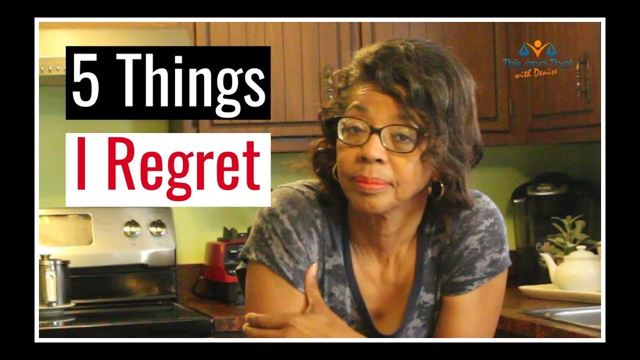 5 Things I Regret Tag hosted by Mrs Vee | Denise Jordan Author | This ...