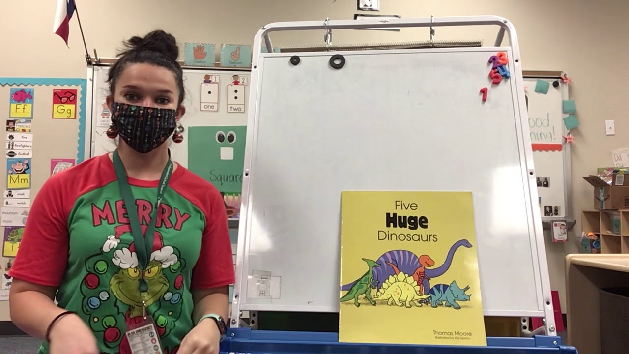 “Five Huge Dinosaurs” - Read Aloud 2 1/5/2021 - YouTube