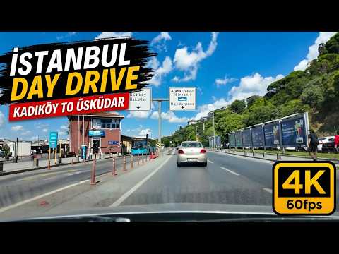İstanbul Day Drive | Kadıköy to Üsküdar via Haydarpaşa [4K 60fps]
