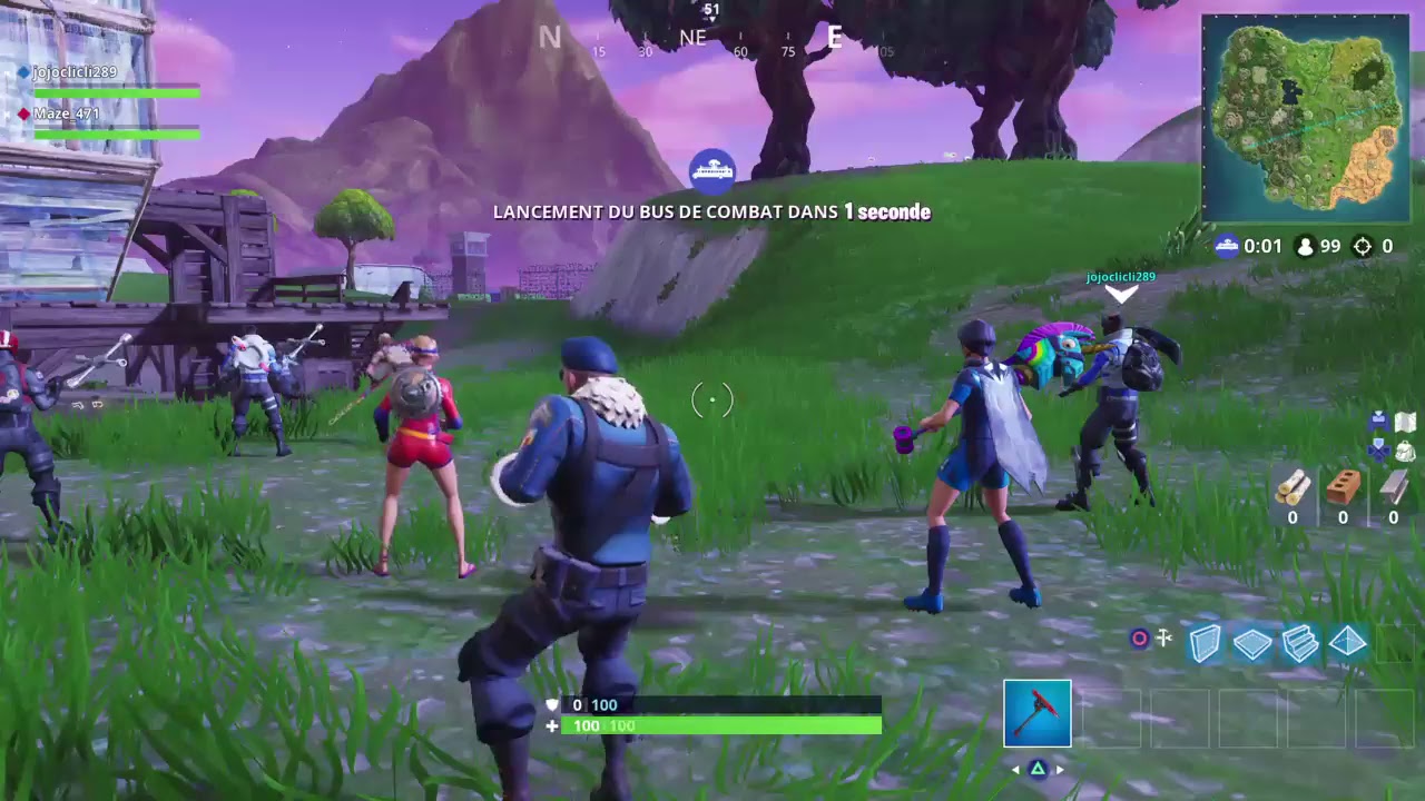 Fortnite Battle royale avec le skin royal bomber - YouTube