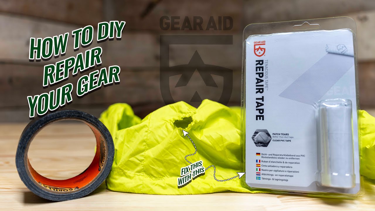 How to Repair Your Hiking Gear with Tenacious Tape | Hiking Tips and ...