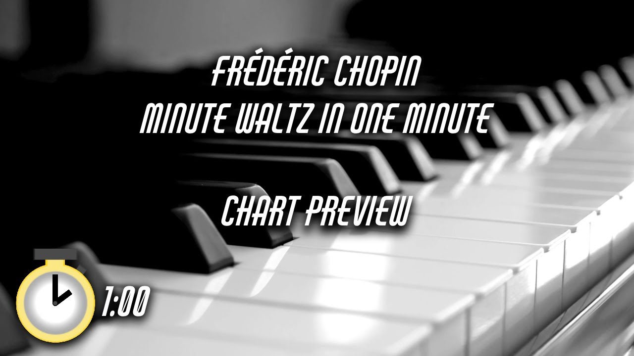 [Attention Span] Frédéric Chopin - Minute Waltz in One Minute (Chart ...