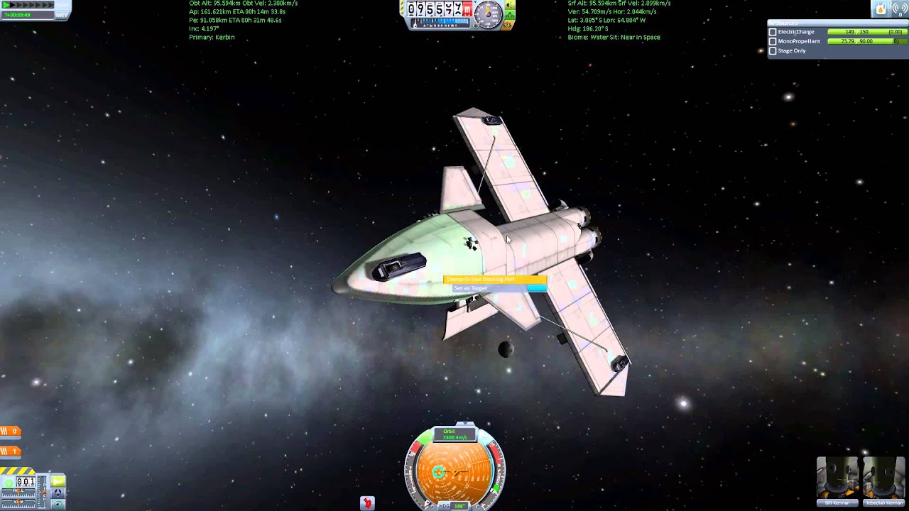 Kerbal Space Program: Space plane oops - YouTube