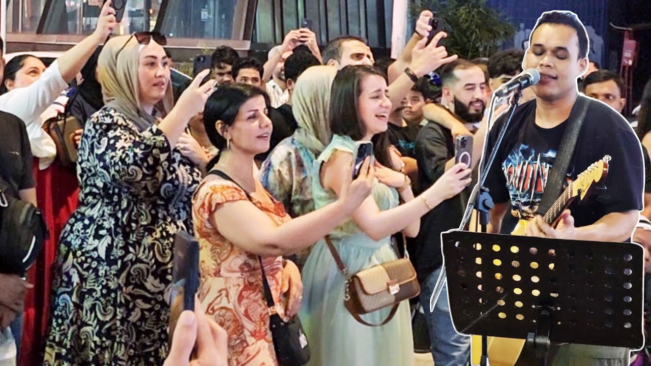 Pelancong Dari Iraq dan Yaman Rancak Menari bila Bob menyanyi Lagu arab ...